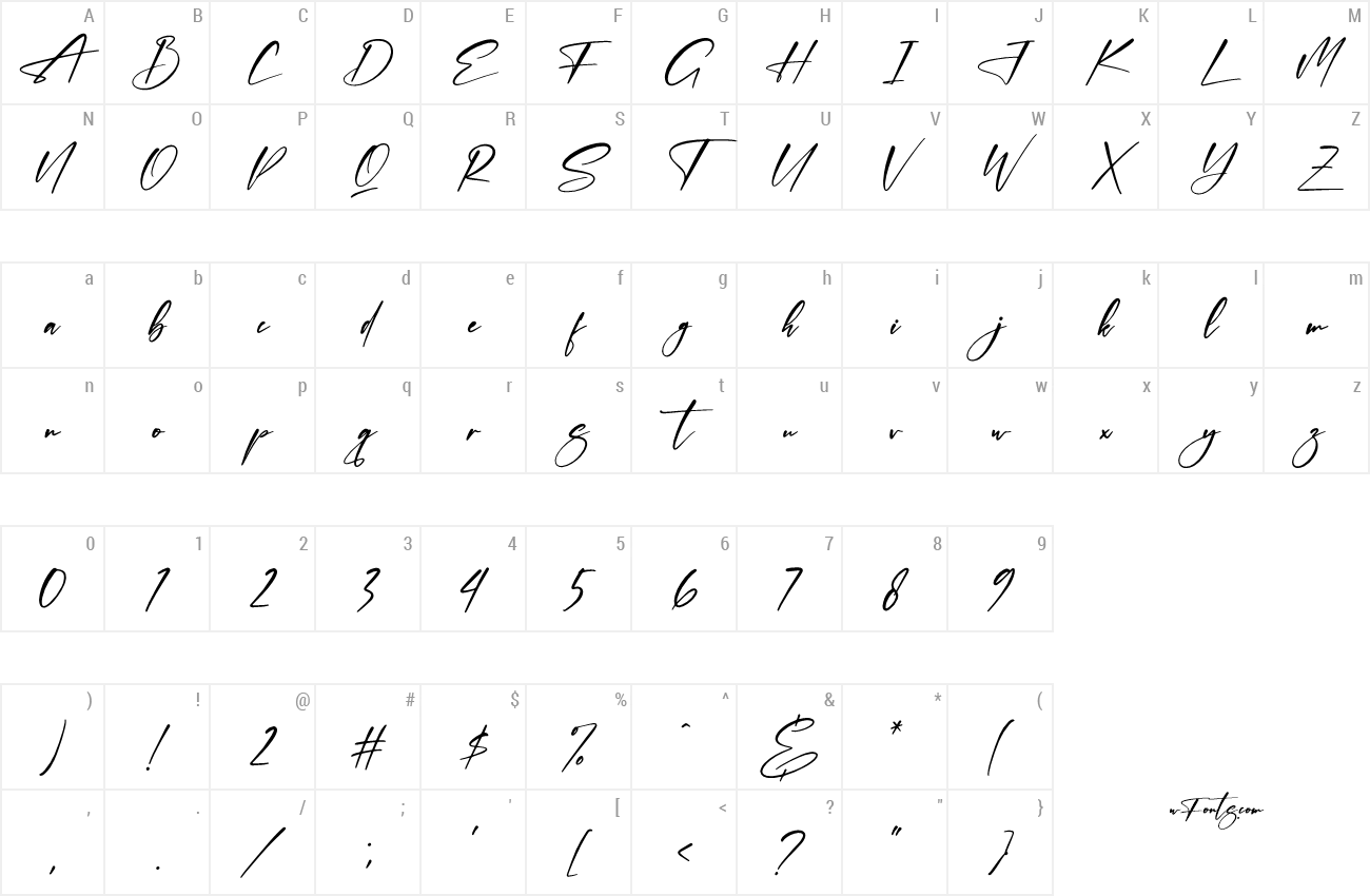 Thomson Signate Font | wfonts.com - download free