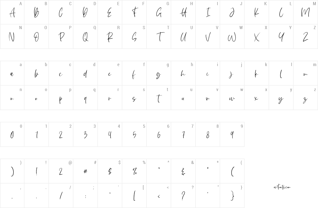 White Sunlight Font | wfonts.com - download free