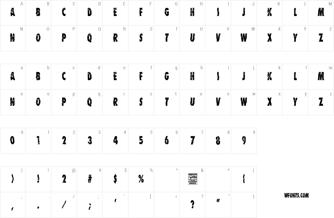 Garbage King Font | wfonts.com - download free