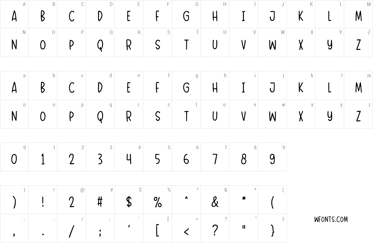 Dreamy Notes Sans Font | wfonts.com - download free