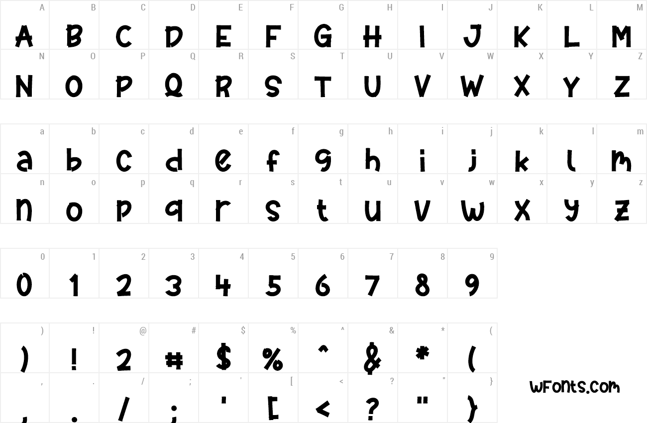 Happy Sushi Font | wfonts.com - download free