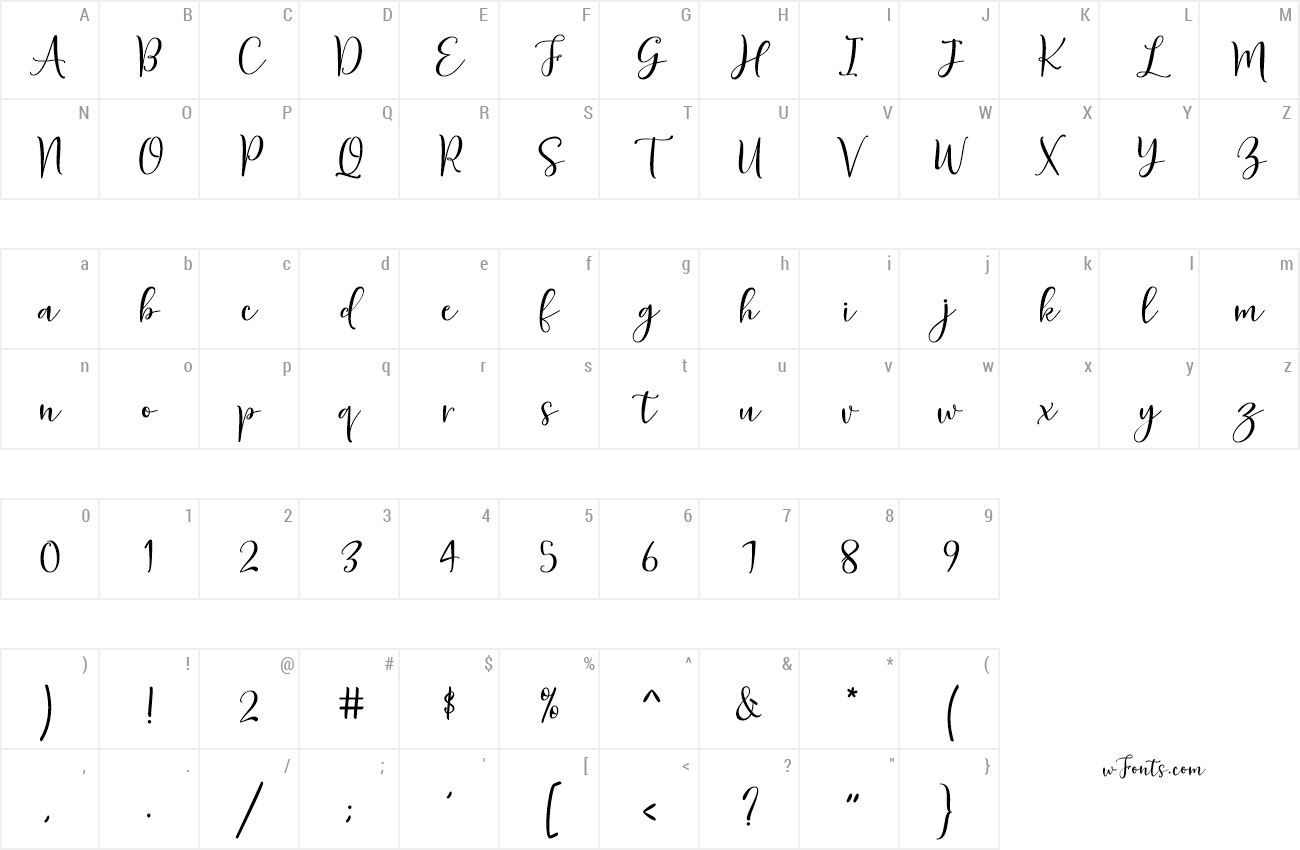 Sherilyn Script Font | wfonts.com - download free