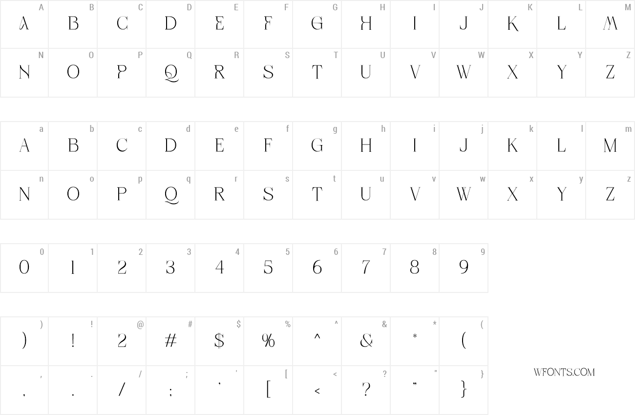 Aqala Display Font | wfonts.com - download free