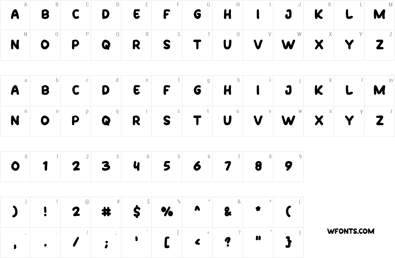 Siberian Husky Font | wfonts.com - download free