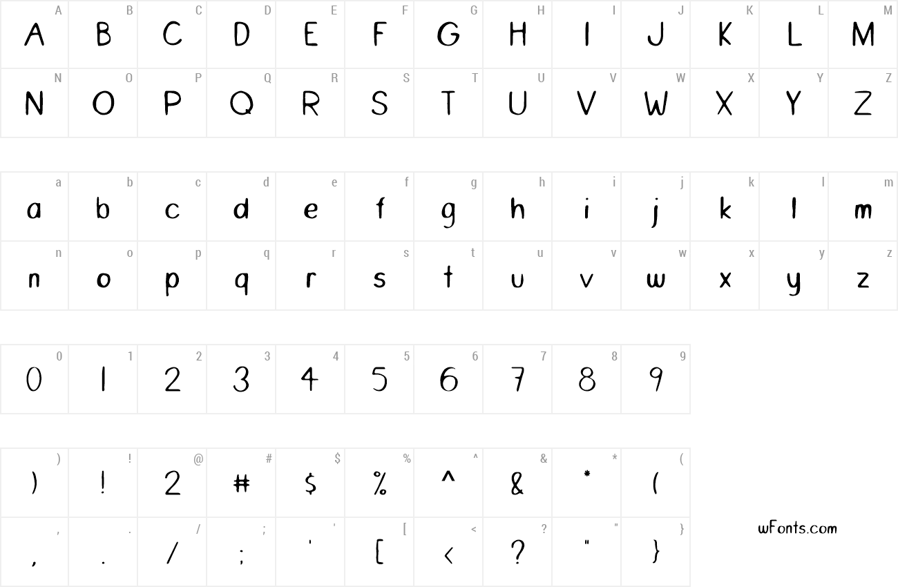 Little Turtle Font | wfonts.com - download free