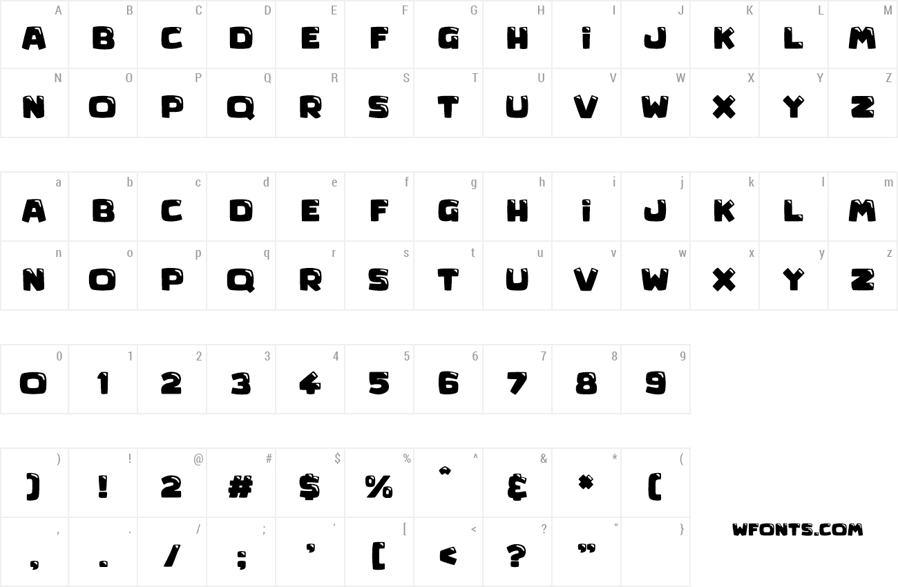 Mega Surprise Font | wfonts.com - download free