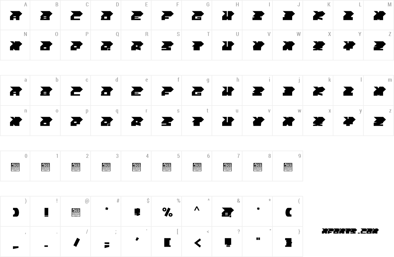 Pointed Stick Font | wfonts.com - download free