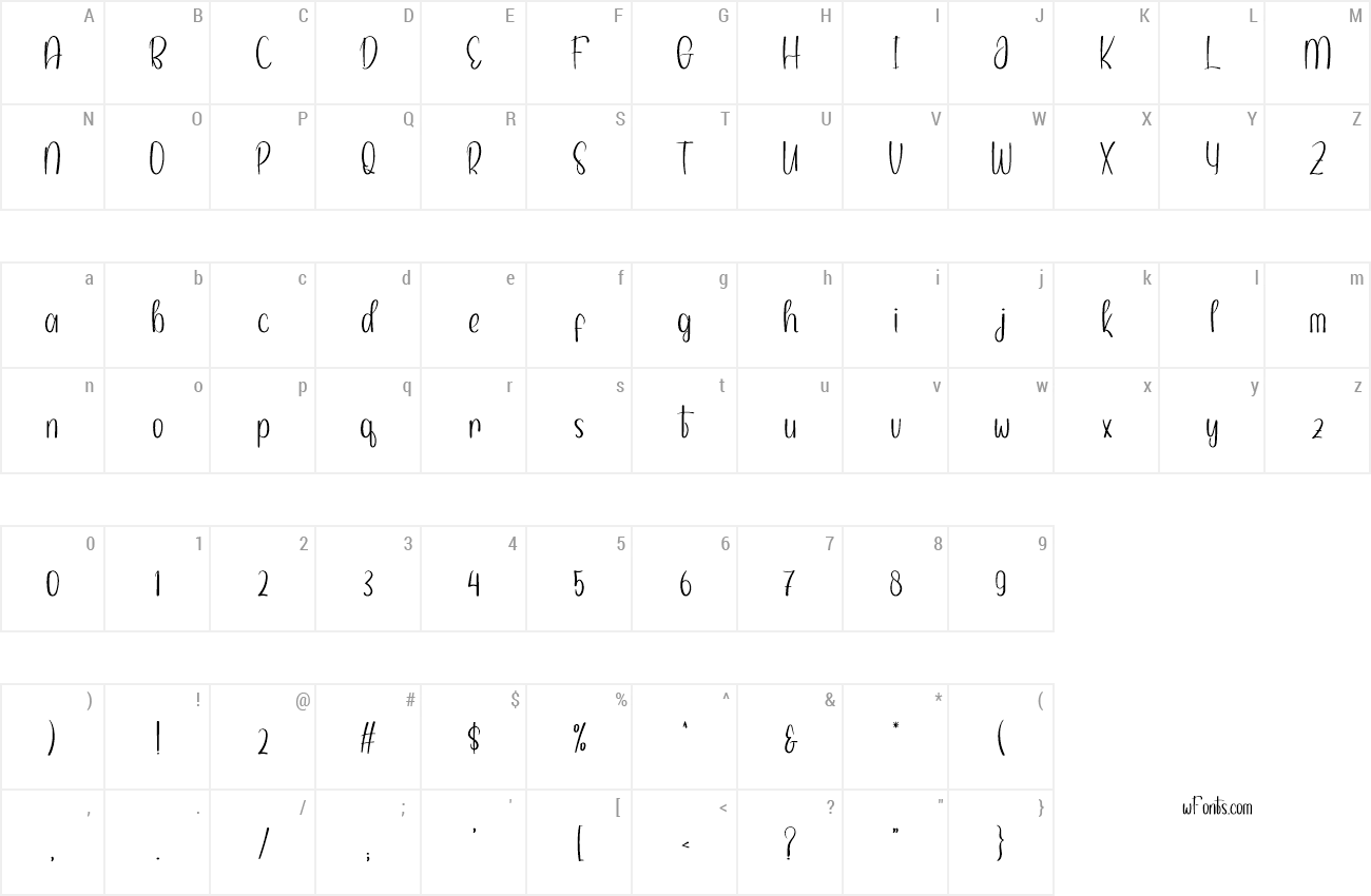 Amanda Handmade Font | wfonts.com - download free