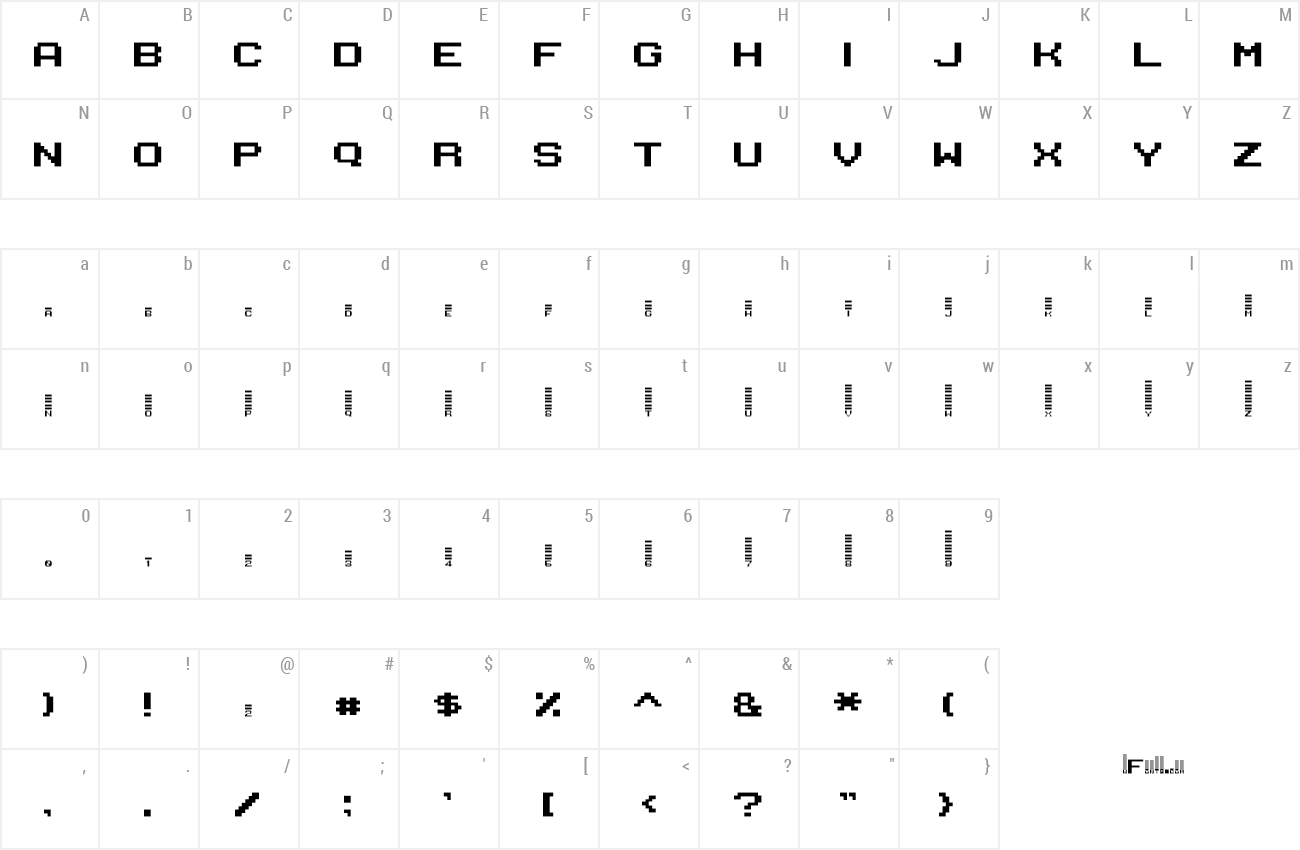 395 Equalizer Font | wfonts.com - download free