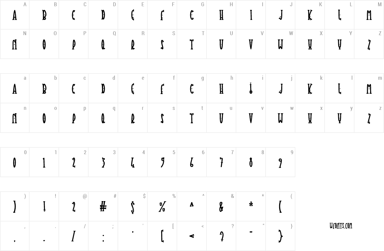 Thiny Cupid Font | wfonts.com - download free