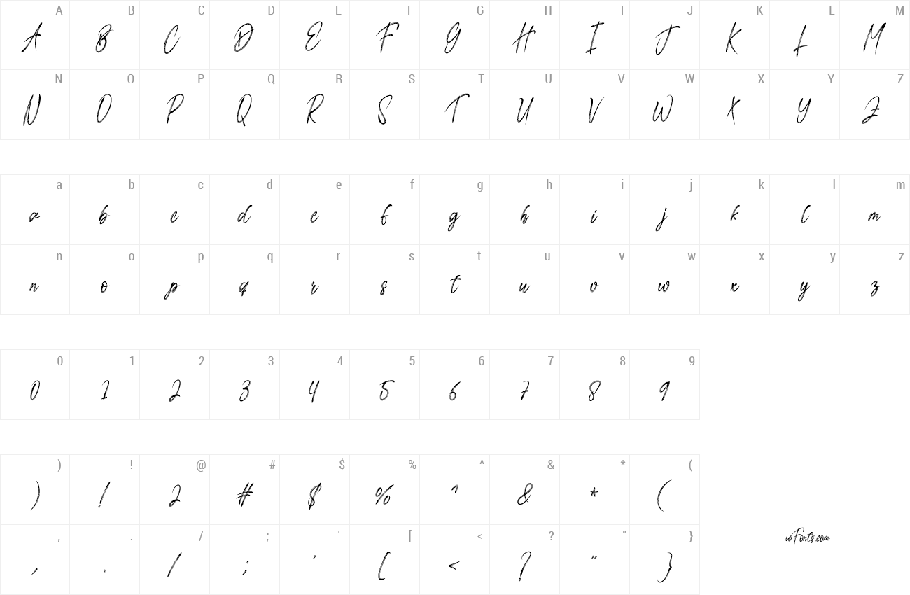 Handmade Full Of Love Font | wfonts.com - download free