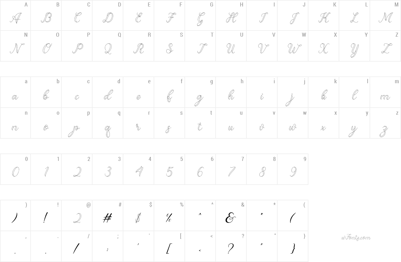 Dominica Calligraphy Font | wfonts.com - download free