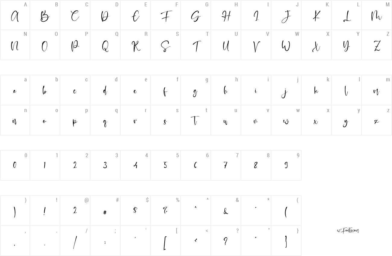 Freya Bowie Font | wfonts.com - download free