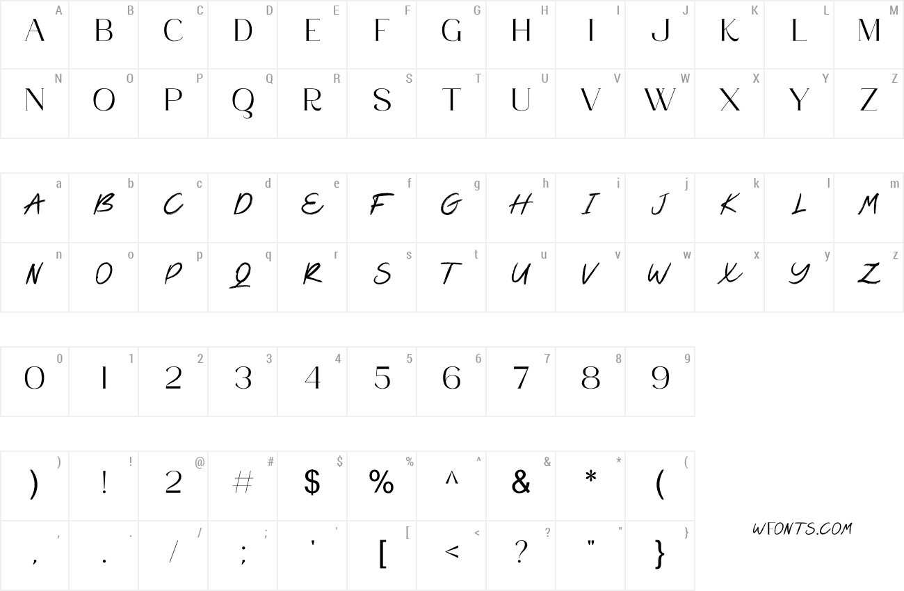 Glemor Typeface Font | wfonts.com - download free