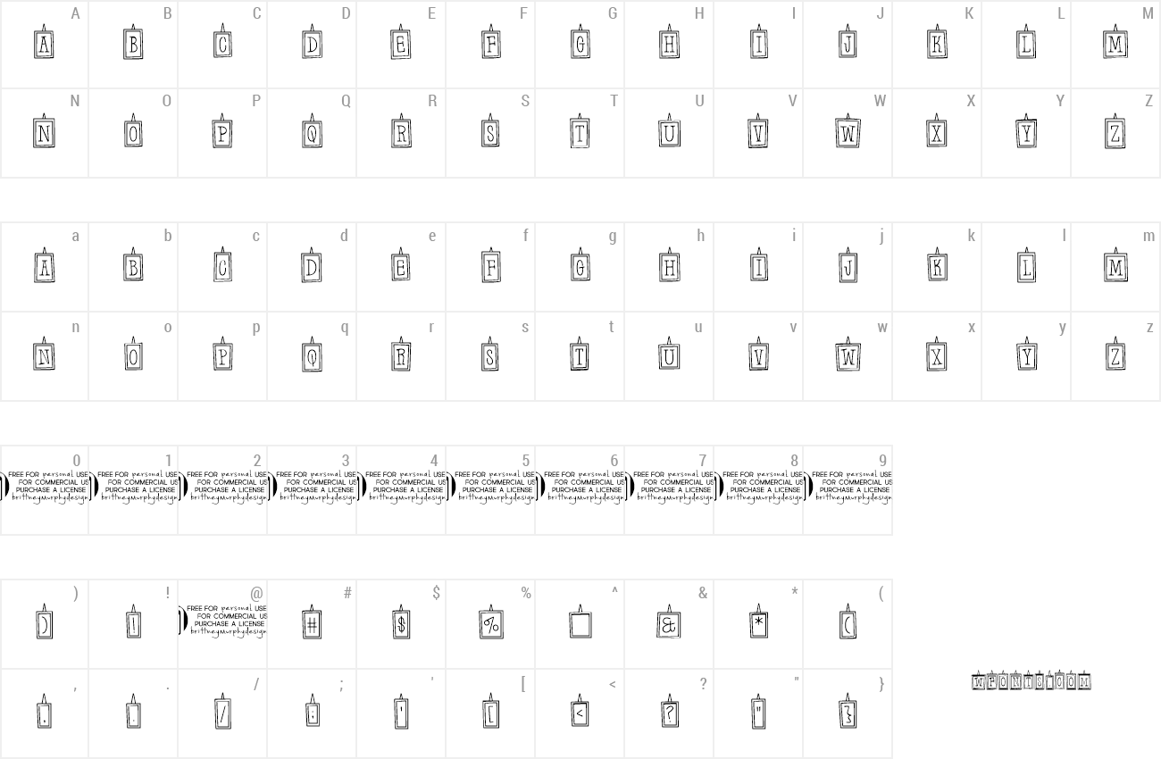 Hanging Frames Font | wfonts.com - download free