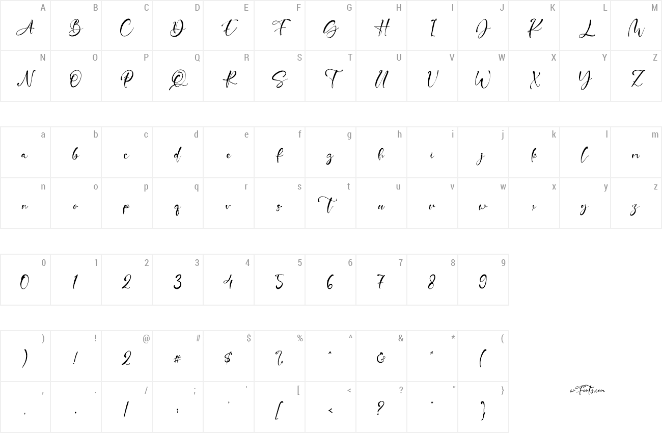 Jayne Green Font | wfonts.com - download free