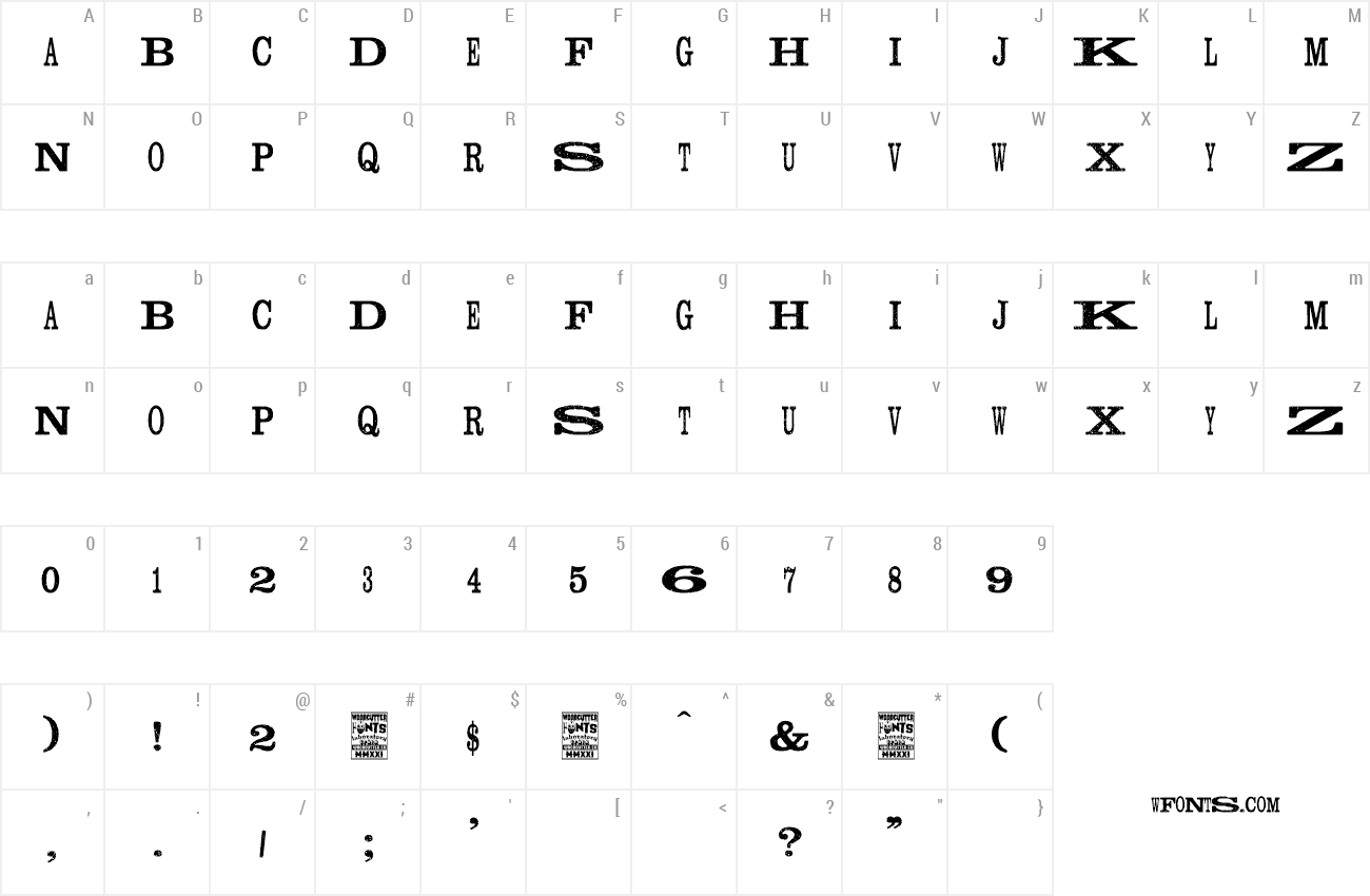 Madness Press Font | wfonts.com - download free