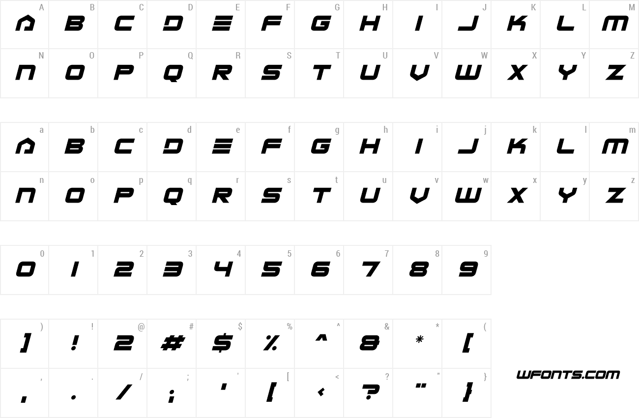 Alien Invader Font | wfonts.com - download free
