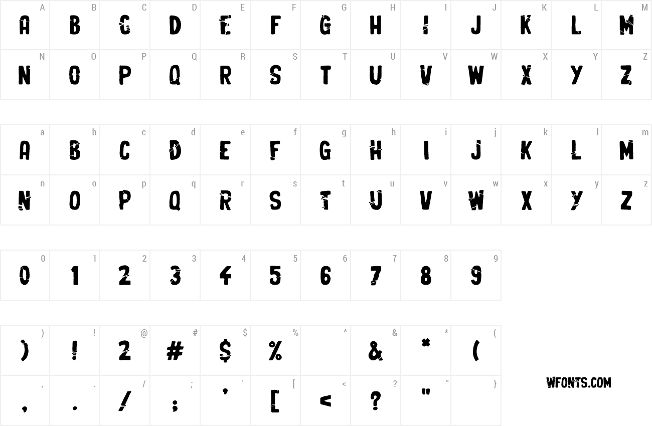 Crunchy Time Font | wfonts.com - download free