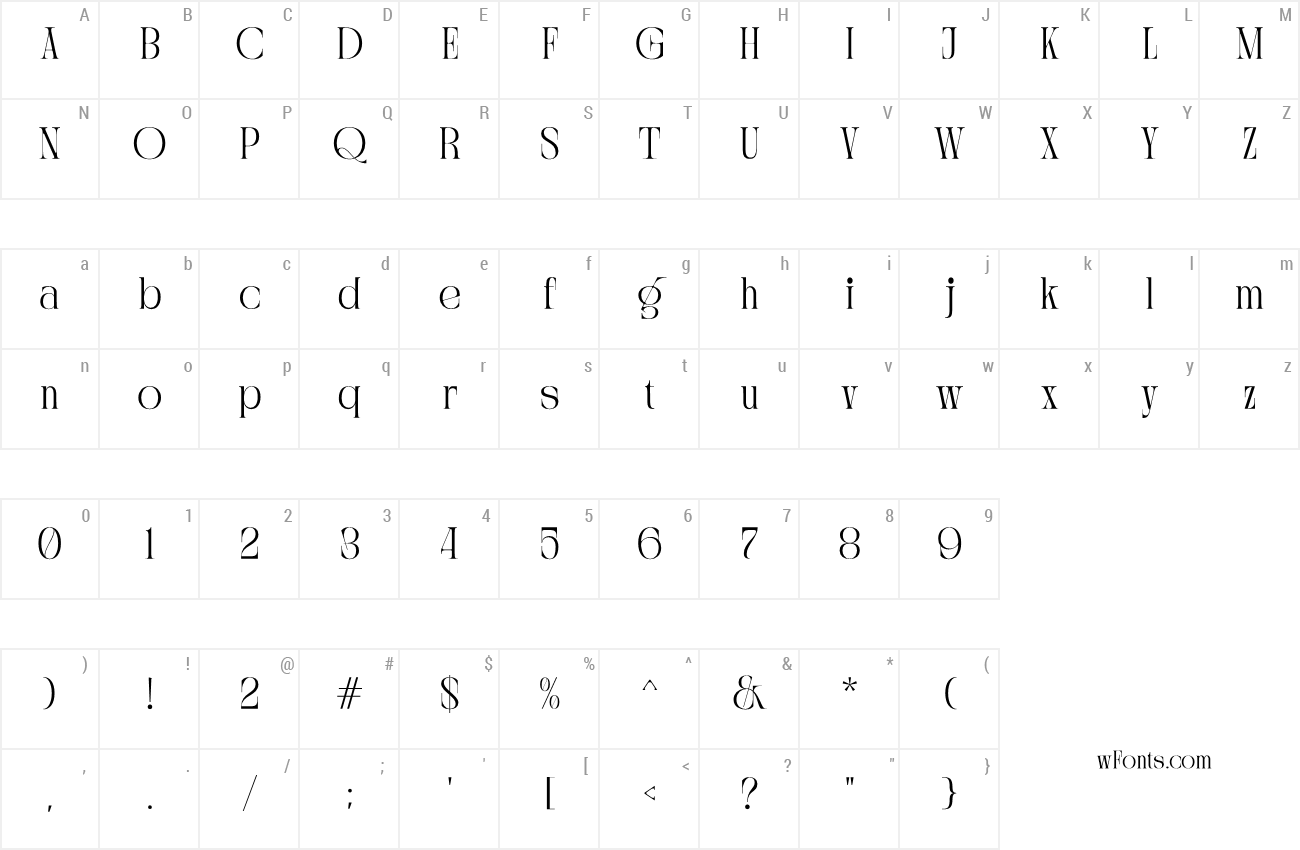 Crescent Slim Font | wfonts.com - download free