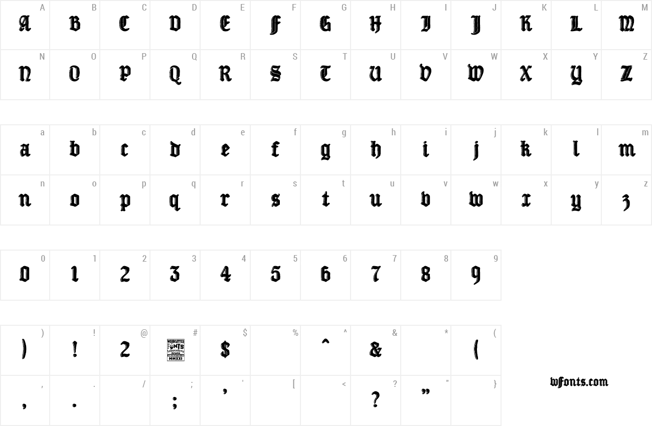 Gothic Division 1939 Font | wfonts.com - download free