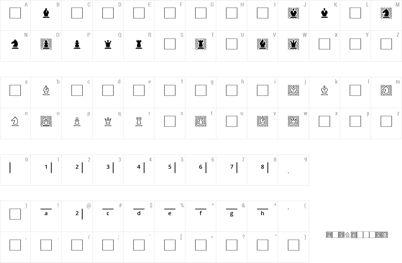 OTL Checkmate Font | wfonts.com - download free