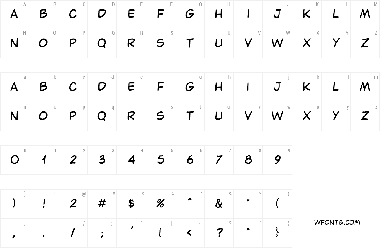 IBS Cartooning Font | wfonts.com - download free