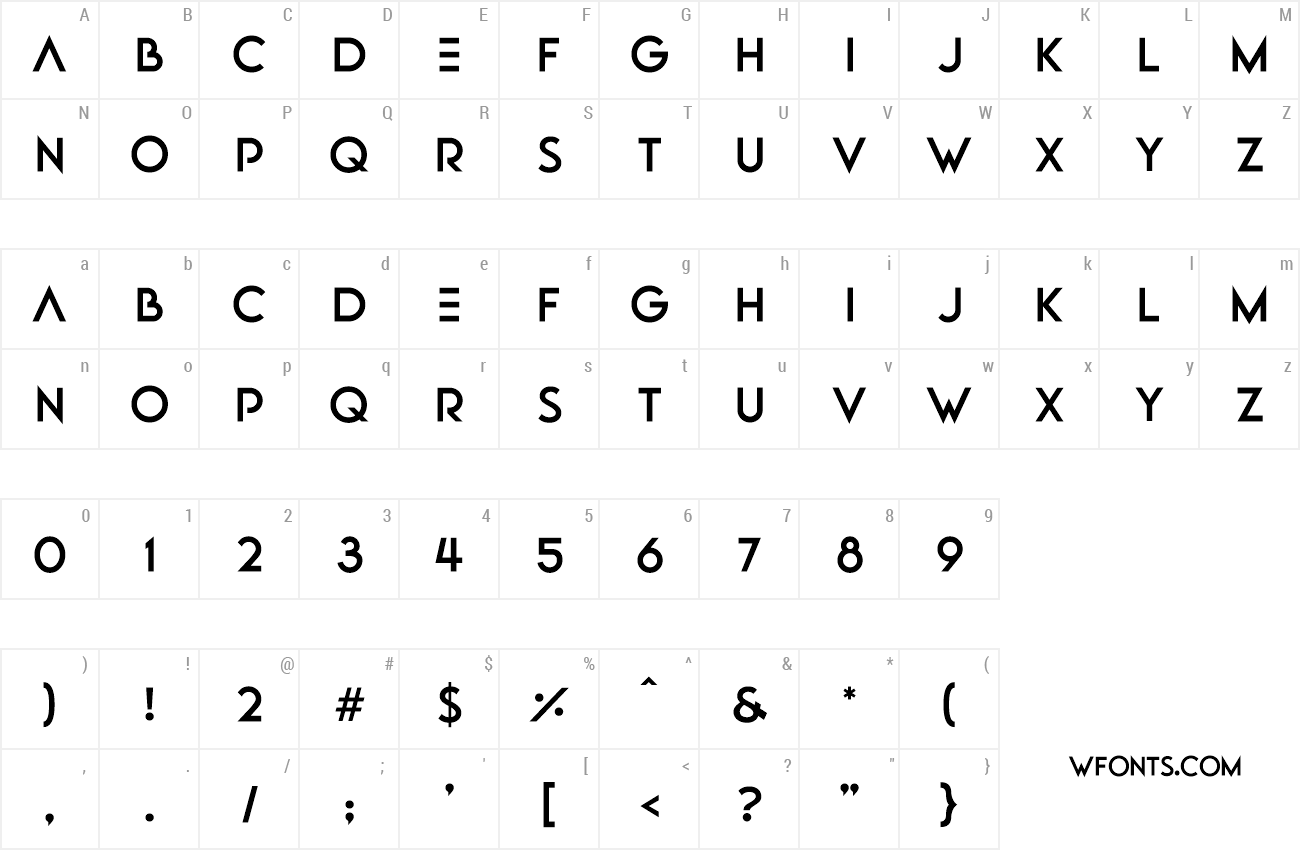 Modern Age Font | wfonts.com - download free