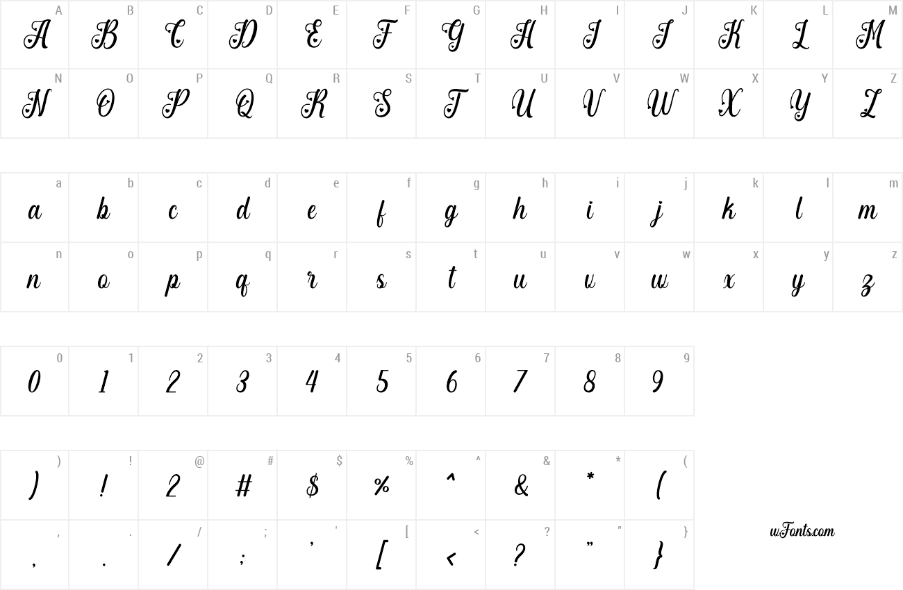 Angelia Beauty Font | wfonts.com - download free