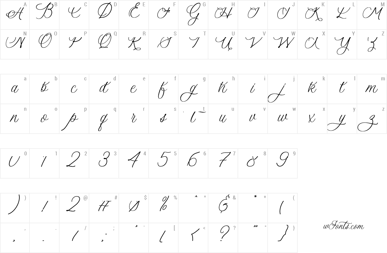 Beautiful Marry Font | wfonts.com - download free