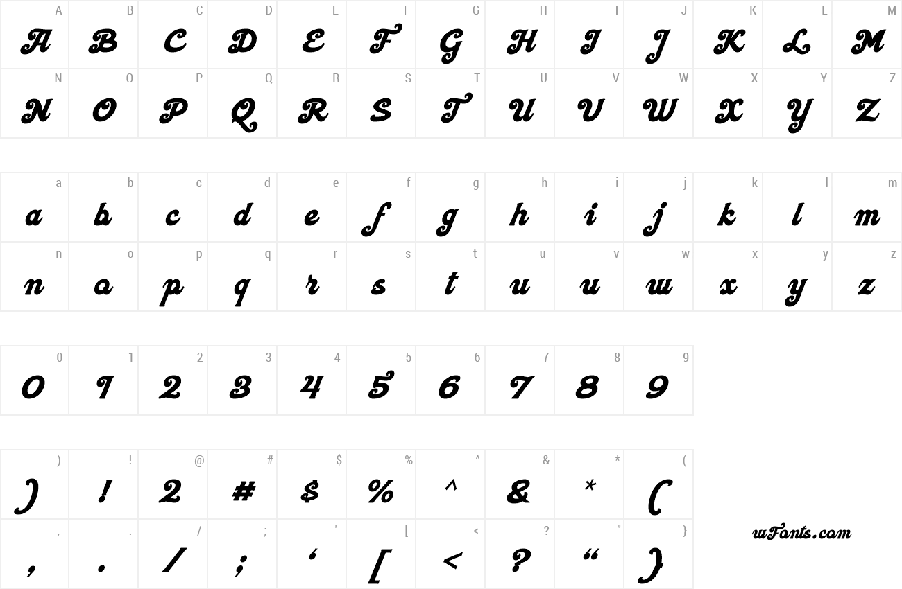 Neoland Script Font | wfonts.com - download free