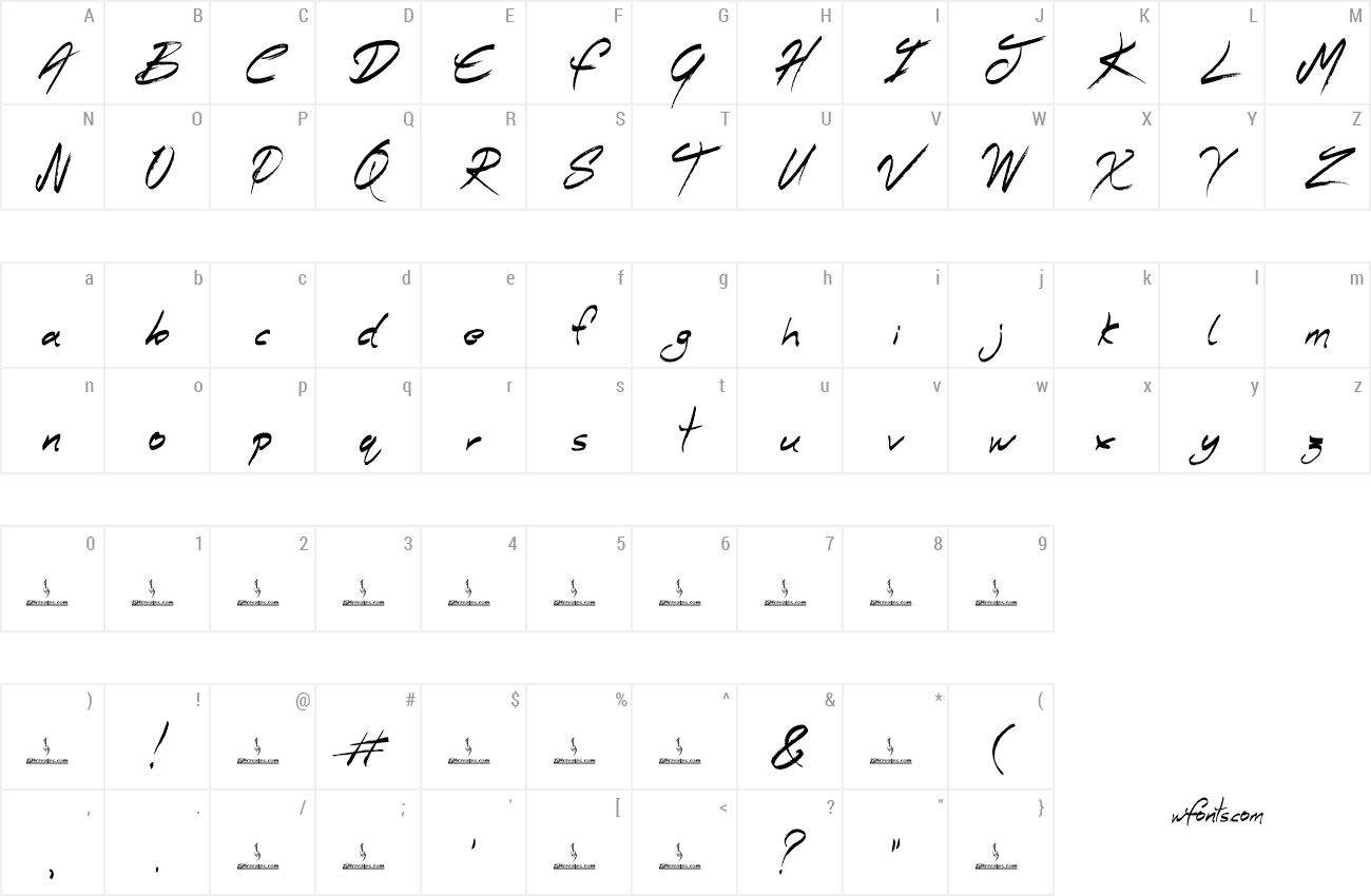 Smokey Follows Font | wfonts.com - download free