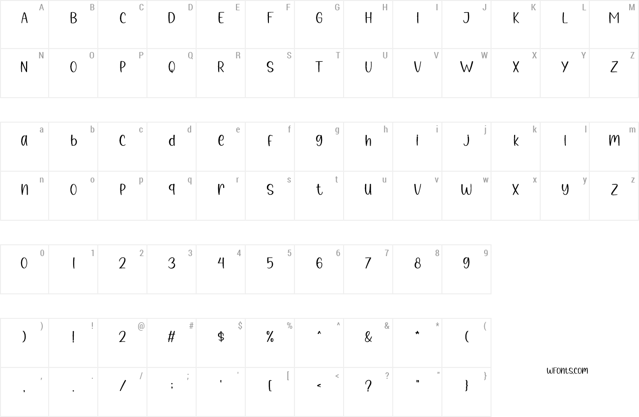 The Rabbit Font | wfonts.com - download free