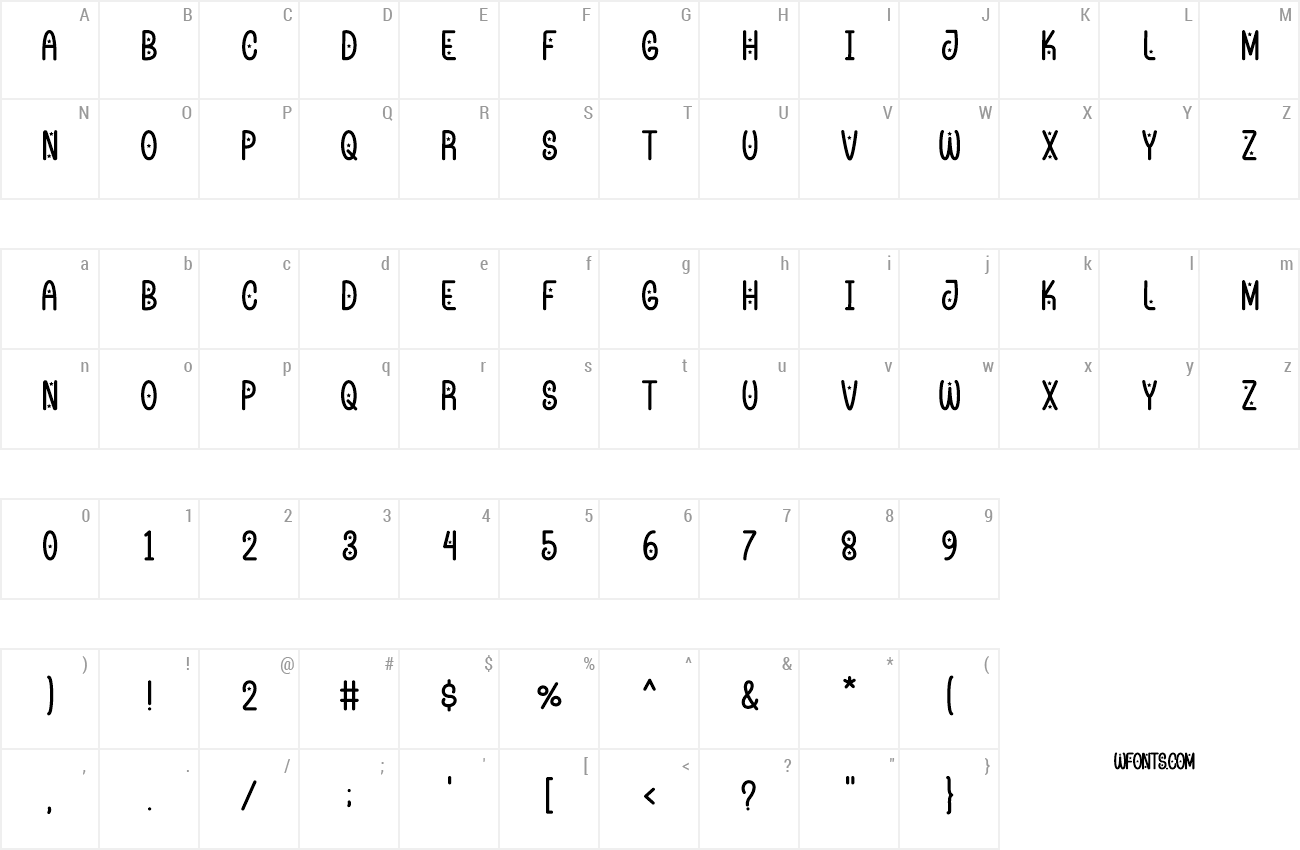 Unique Unicorn Display Font | wfonts.com - download free