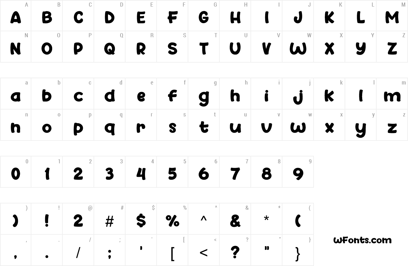 Find Cartoon Font | wfonts.com - download free