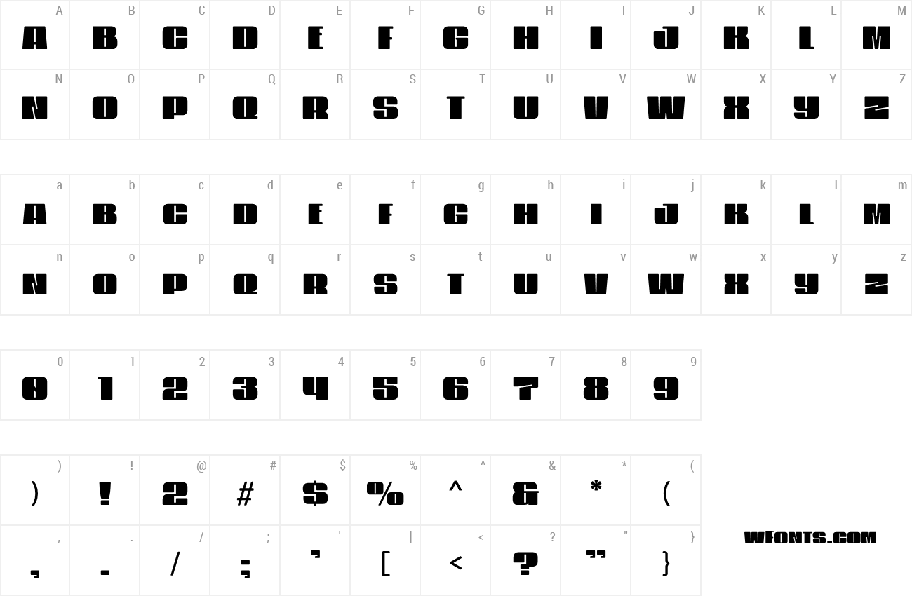 Block Marys Font | wfonts.com - download free