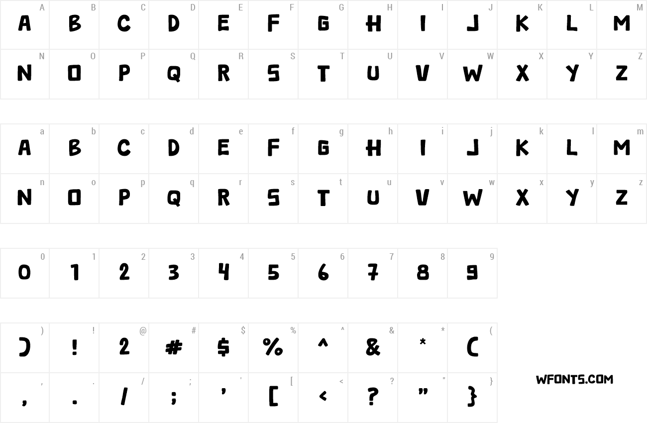 Burger Free Font | wfonts.com - download free