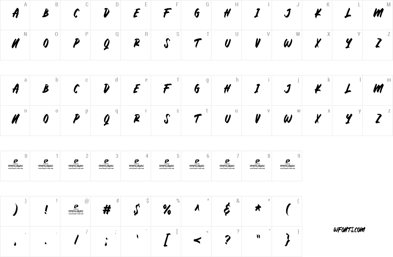 Rising Harder Font | wfonts.com - download free