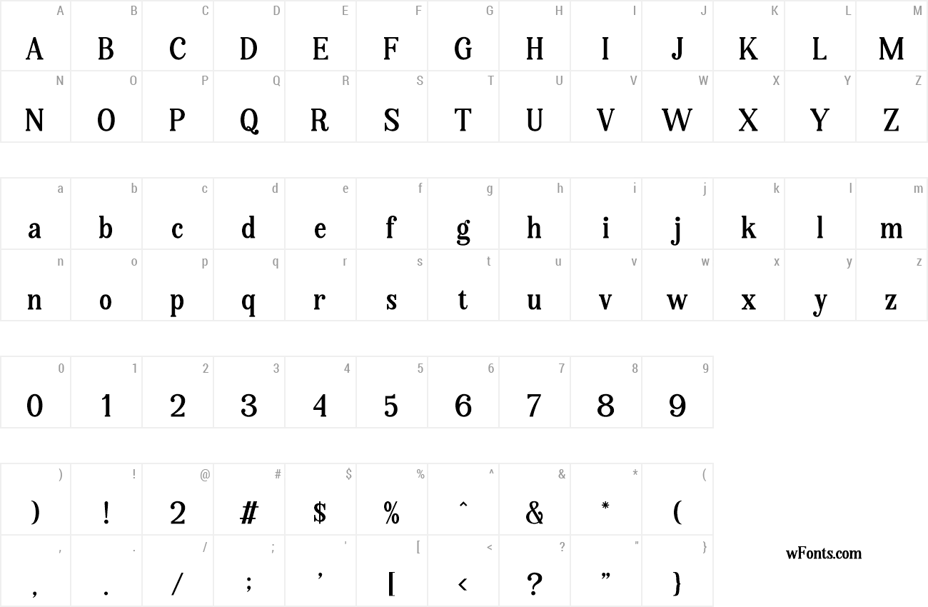 The Abstrack Font | wfonts.com - download free