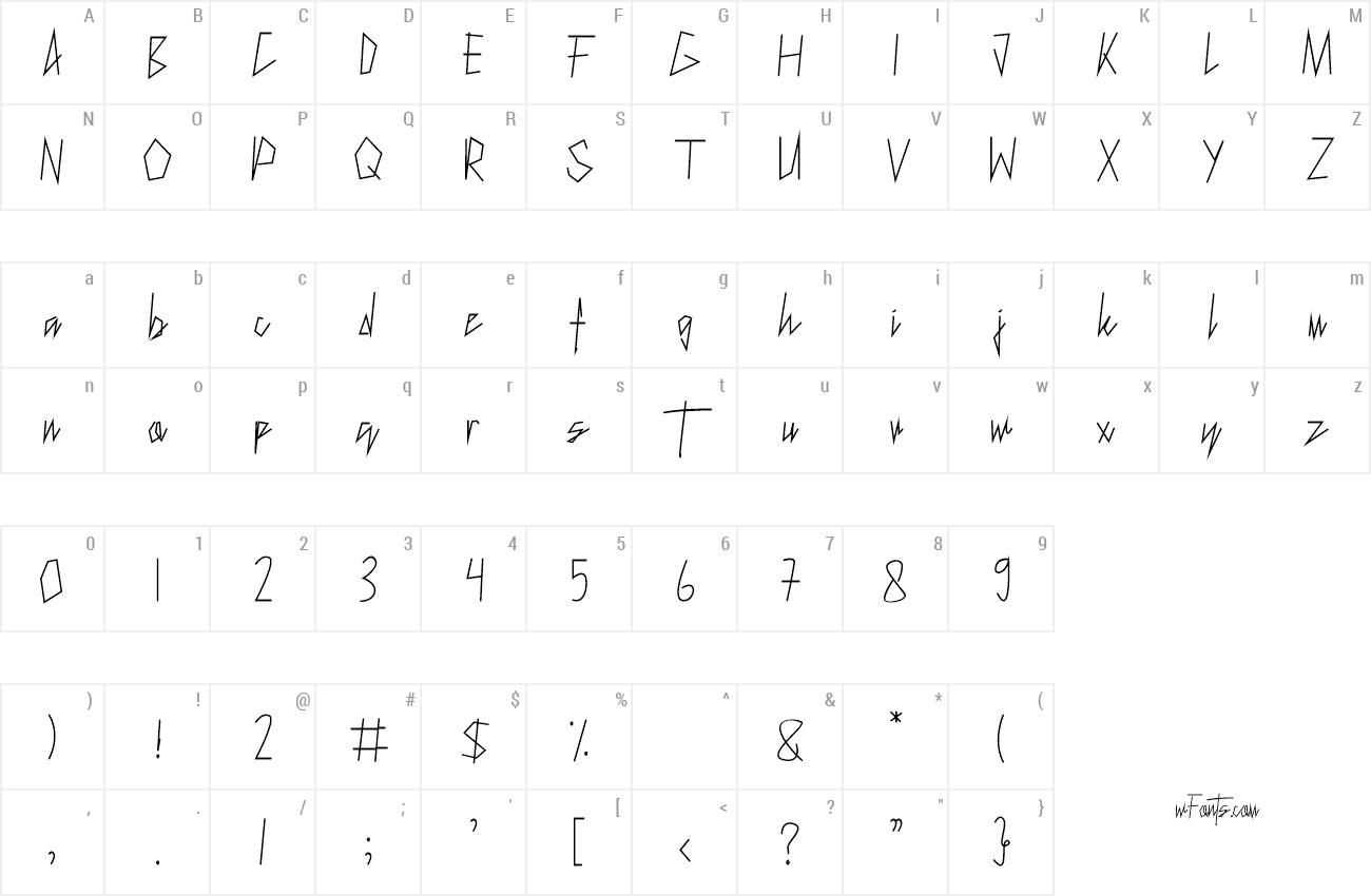 Lazy Back Font | wfonts.com - download free