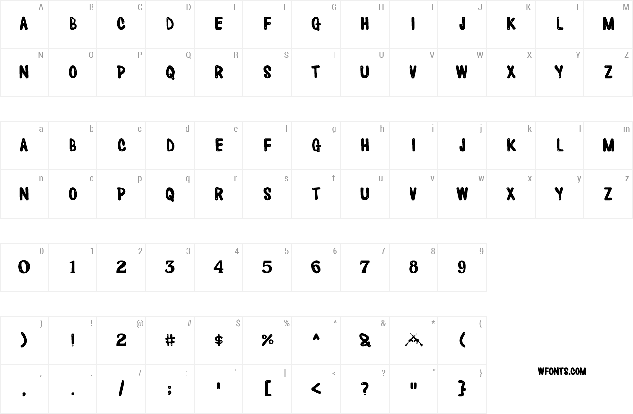 Pro Gun Font | wfonts.com - download free