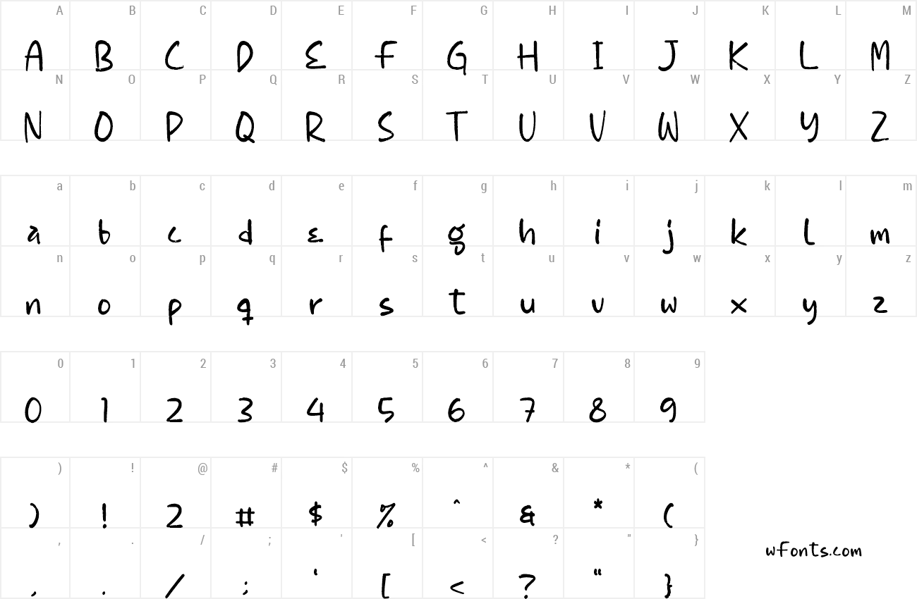 Caroline Display Font | wfonts.com - download free