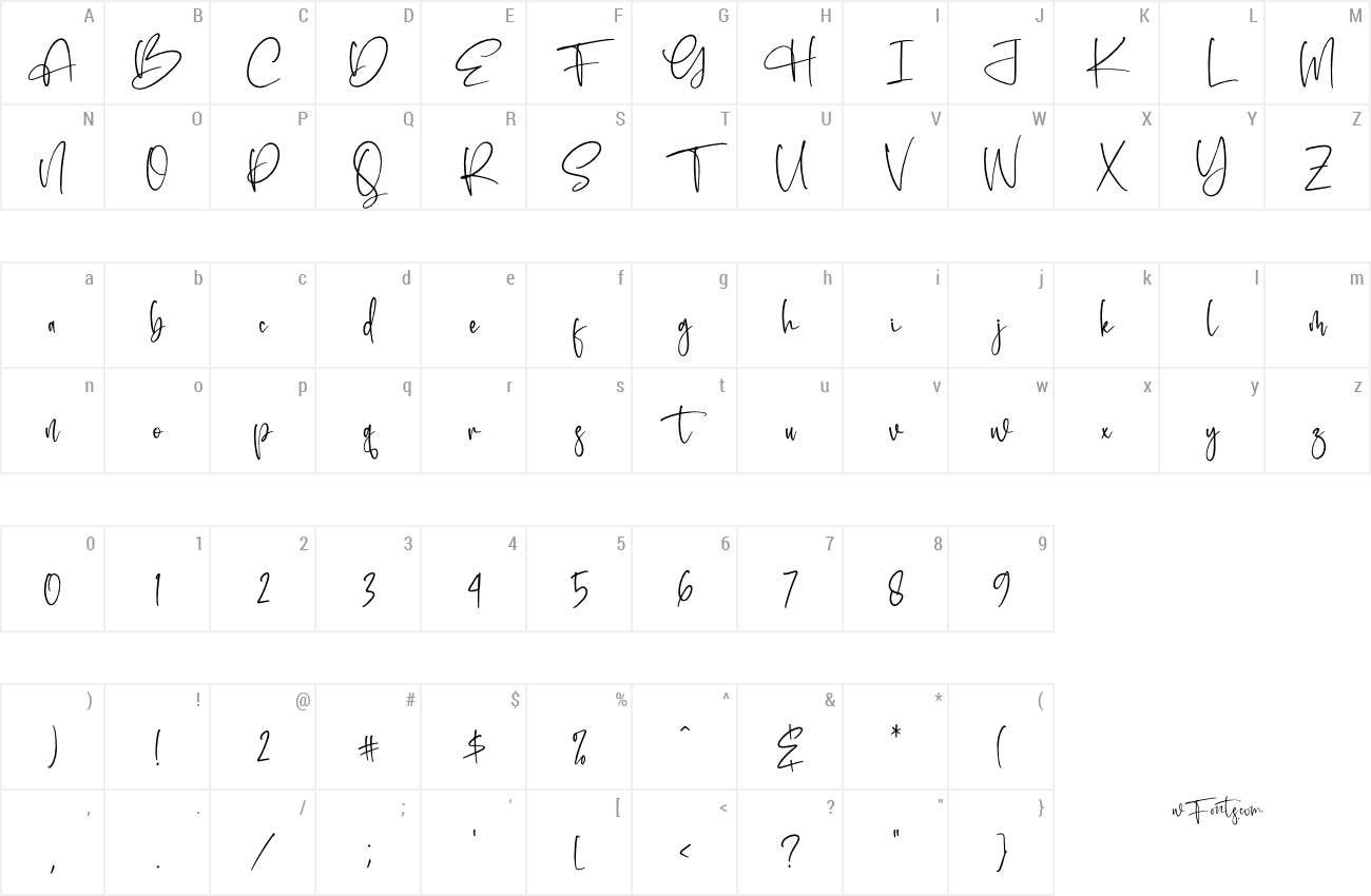 Handwritten Signature Font | wfonts.com - download free