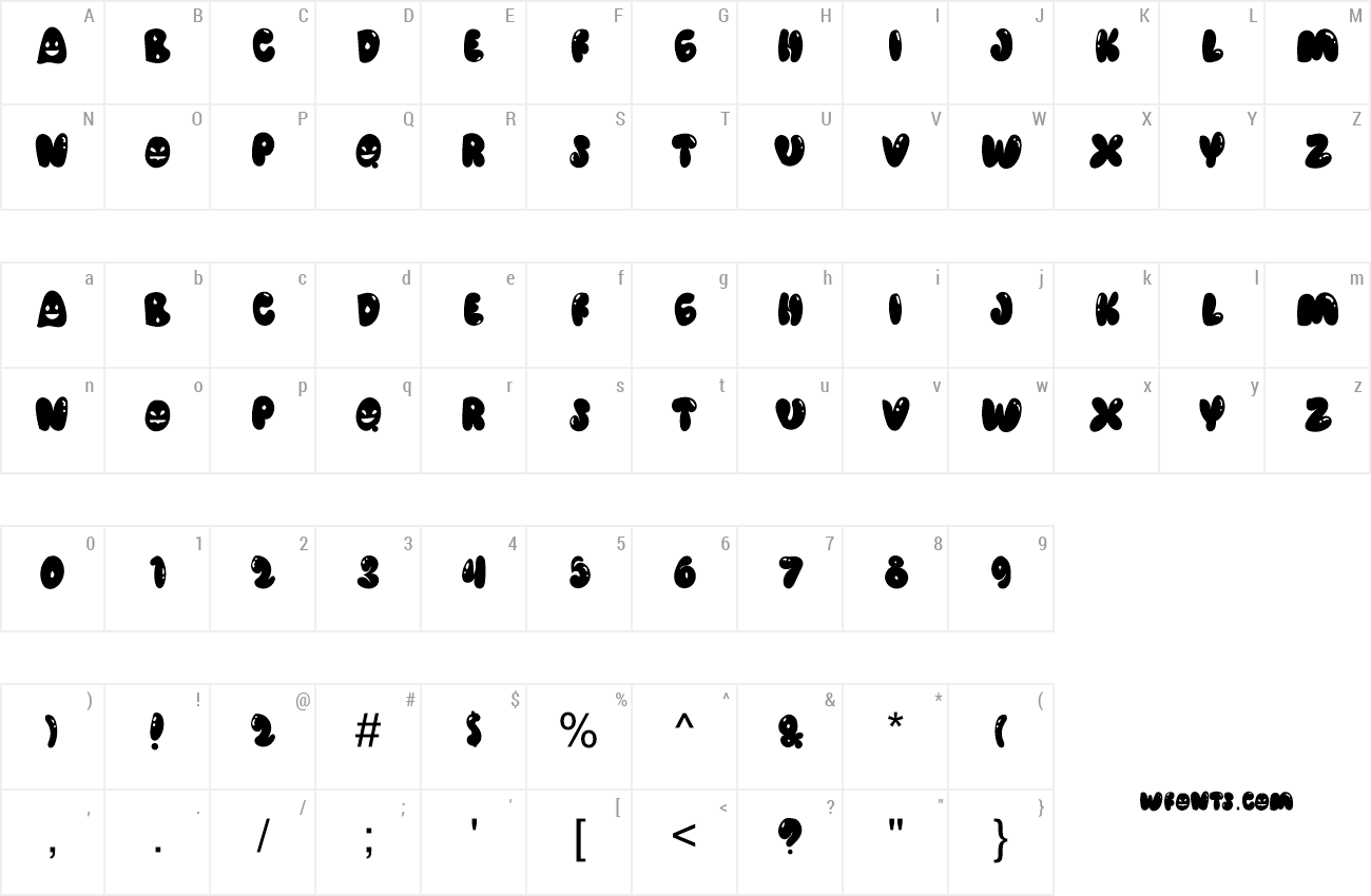 Alien Spooky Font | wfonts.com - download free