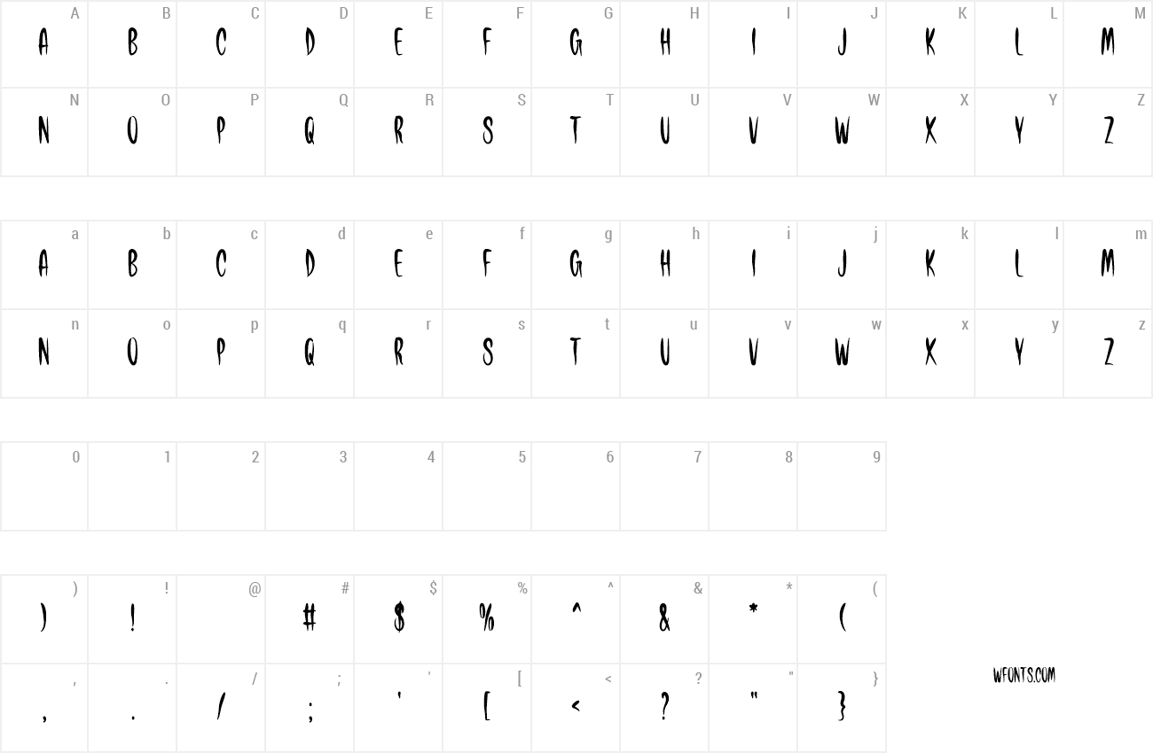 Intense Horror Font | wfonts.com - download free