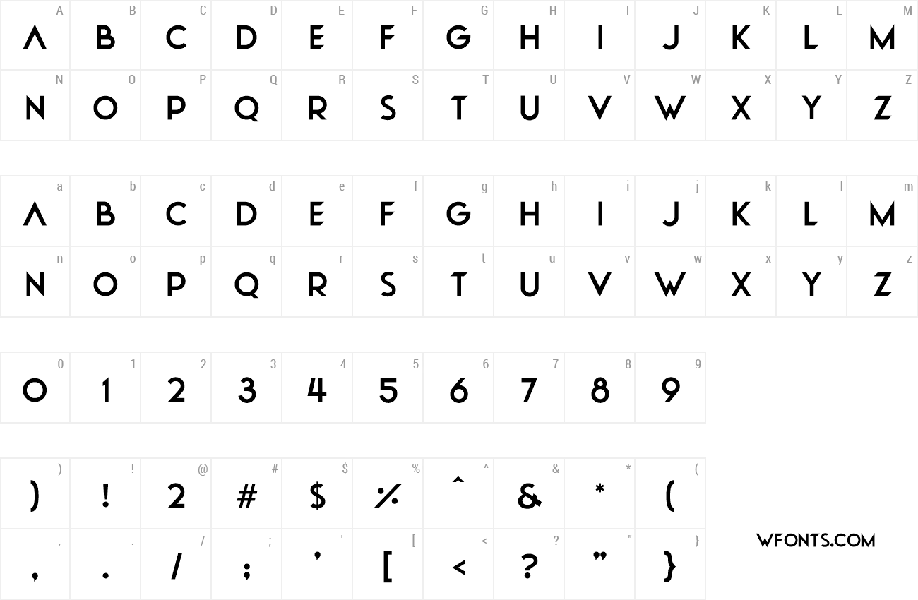 Natural Precision Font | wfonts.com - download free