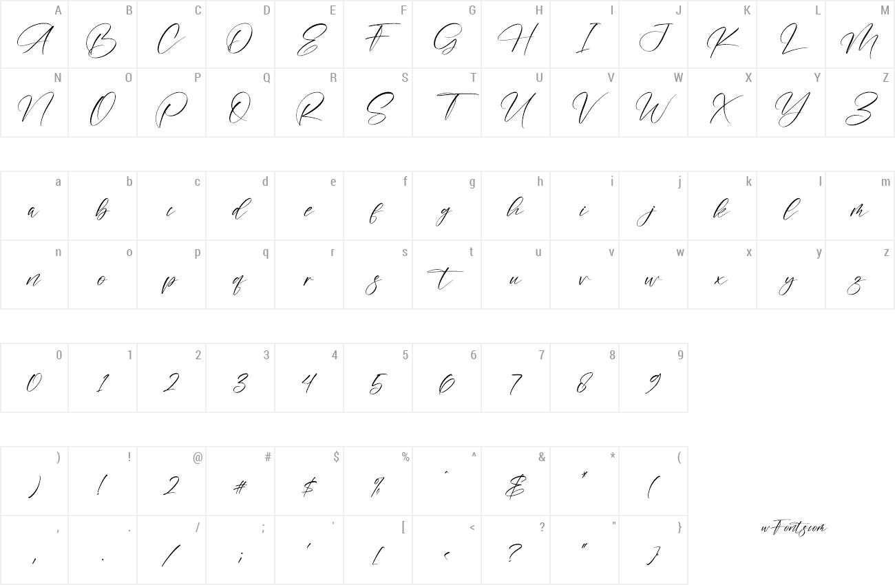 Amatera Hours Font | wfonts.com - download free