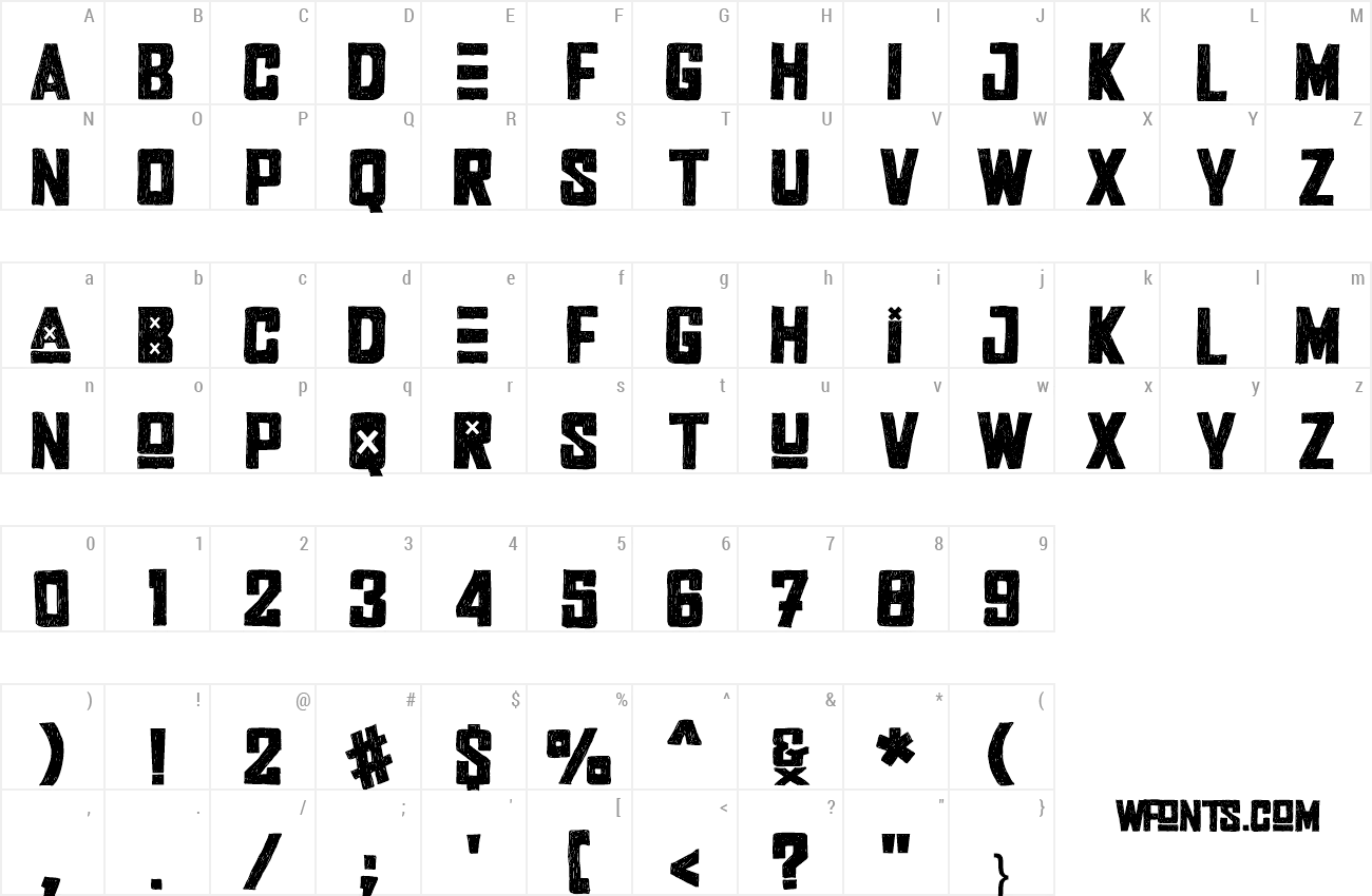 Rocker Squad Font | wfonts.com - download free