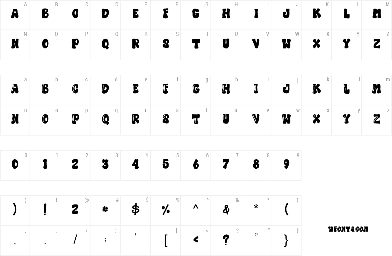 Black Hulk Font | wfonts.com - download free