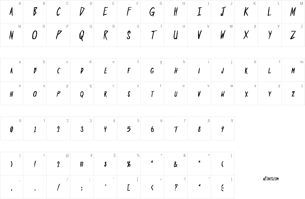 Outrage PG Font | wfonts.com - download free